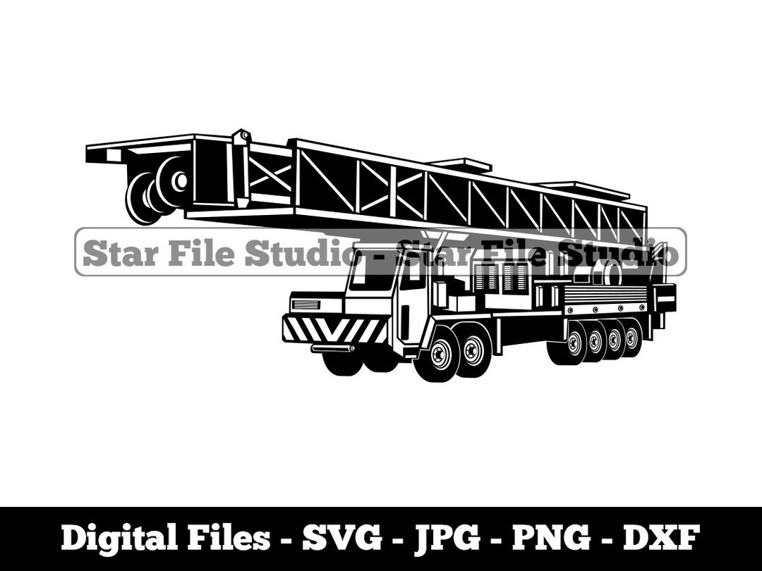 Workover Rig Truck Svg, Oil Rig Svg, Drilling Svg, Workover Rig Png ...