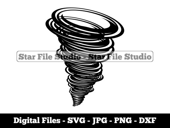 Tornado 3 Svg Tornado Svg Whirlwind Svg Twister Svg | Etsy