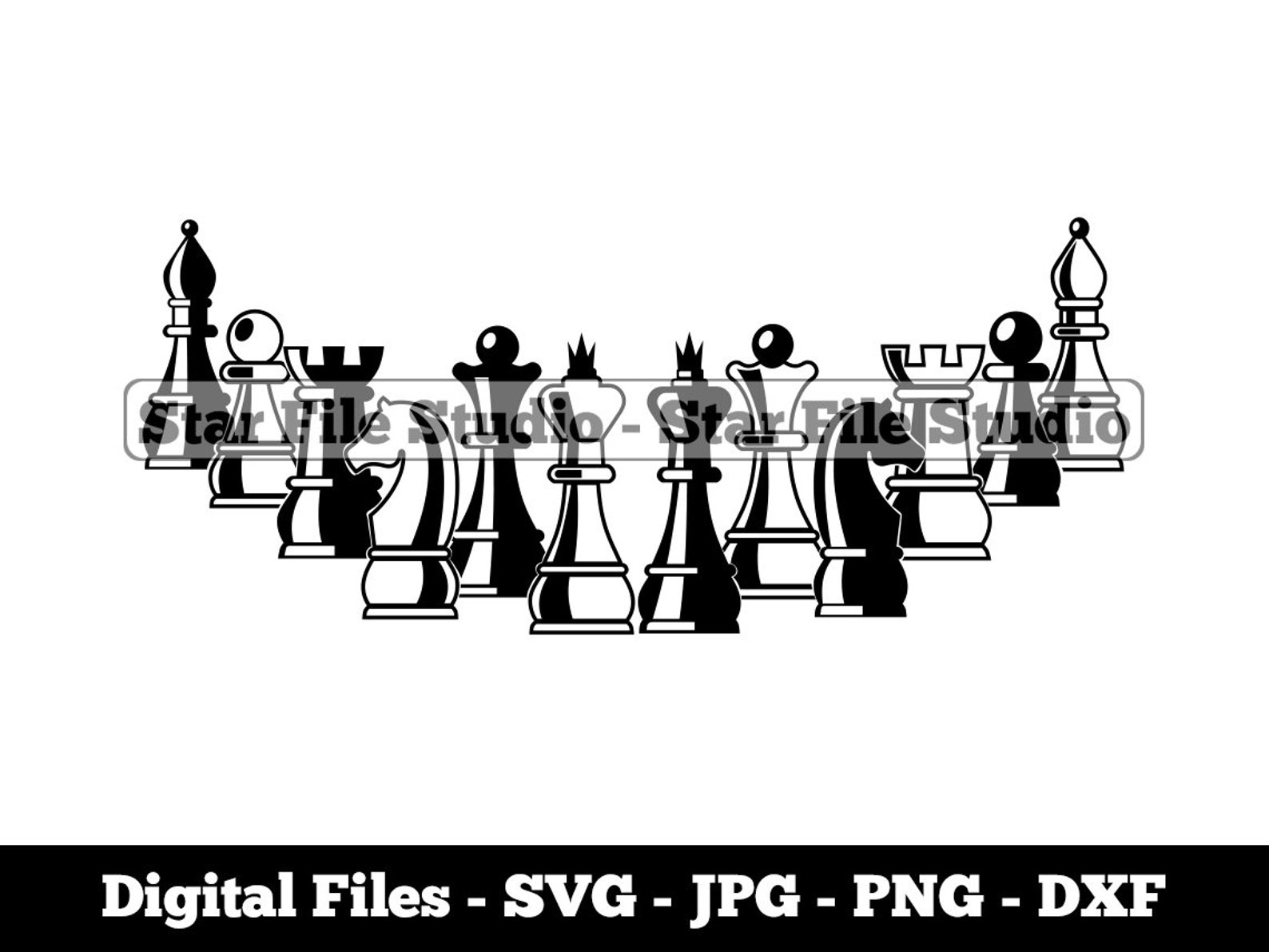 Chess Svg Chess Pieces Svg Chess Logo Svg Chess Png Chess | Etsy