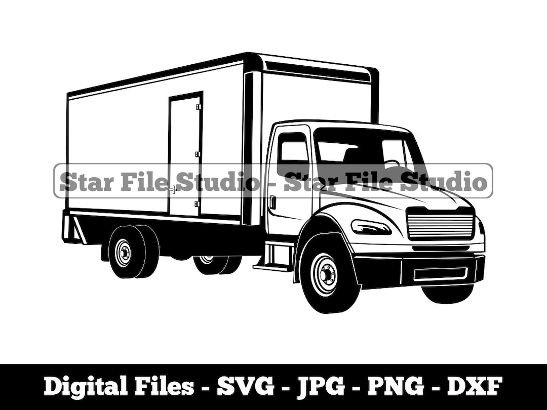 Box Truck #2 Svg, Truck Svg, Trucker Svg, Trucking Svg, Truck Png ...