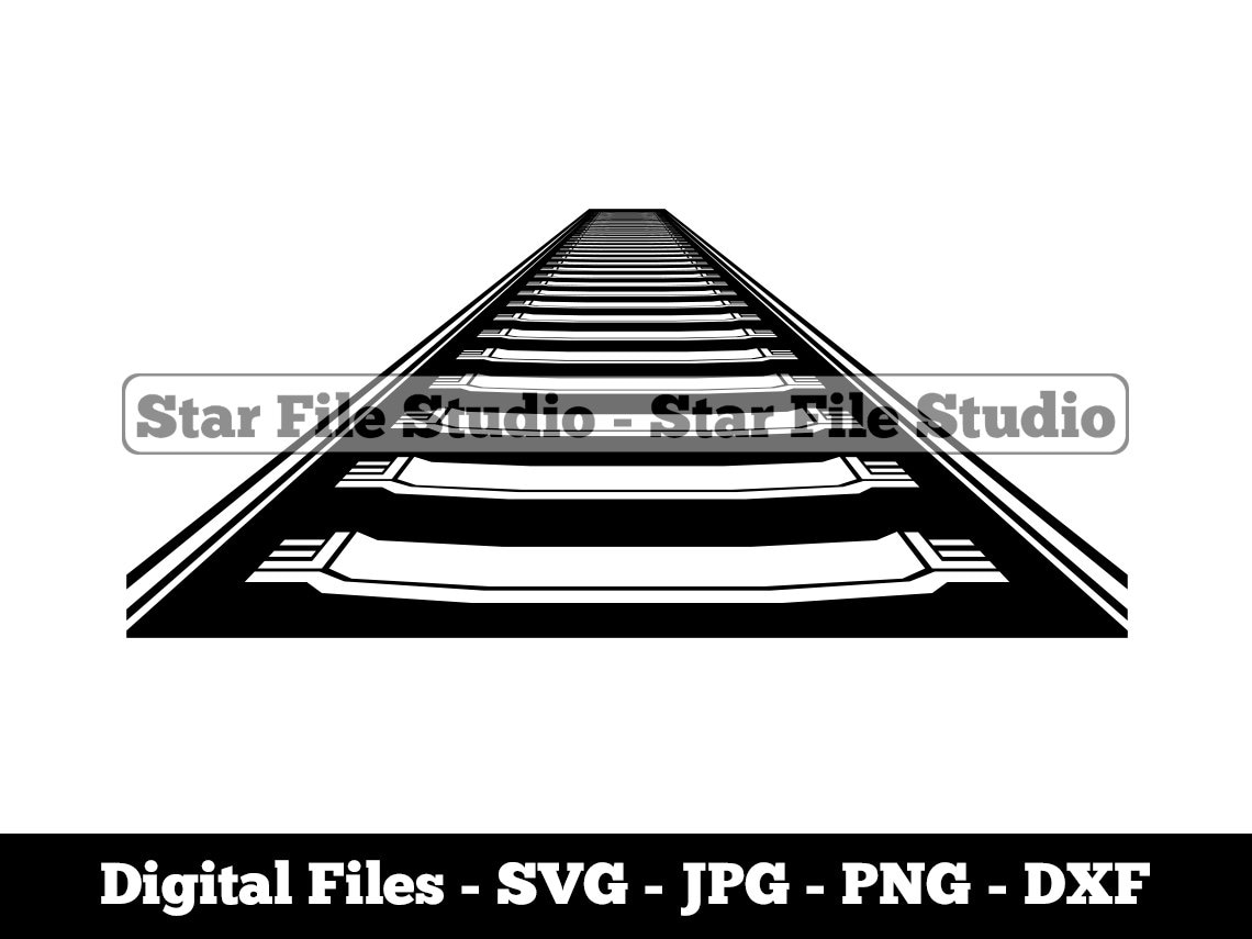 Railway Tracks Svg Railways Svg Train Svg Railways Png - Etsy