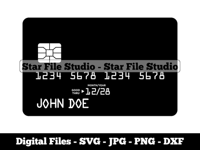 Credit Card Template Svg Credit Card Svg Debit Card Svg - Etsy Finland