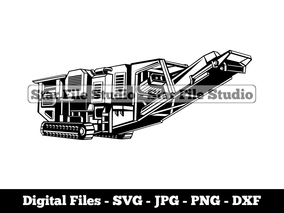Crusher 2 Svg Crushing Maching Svg Heavy Equipment Svg - Etsy