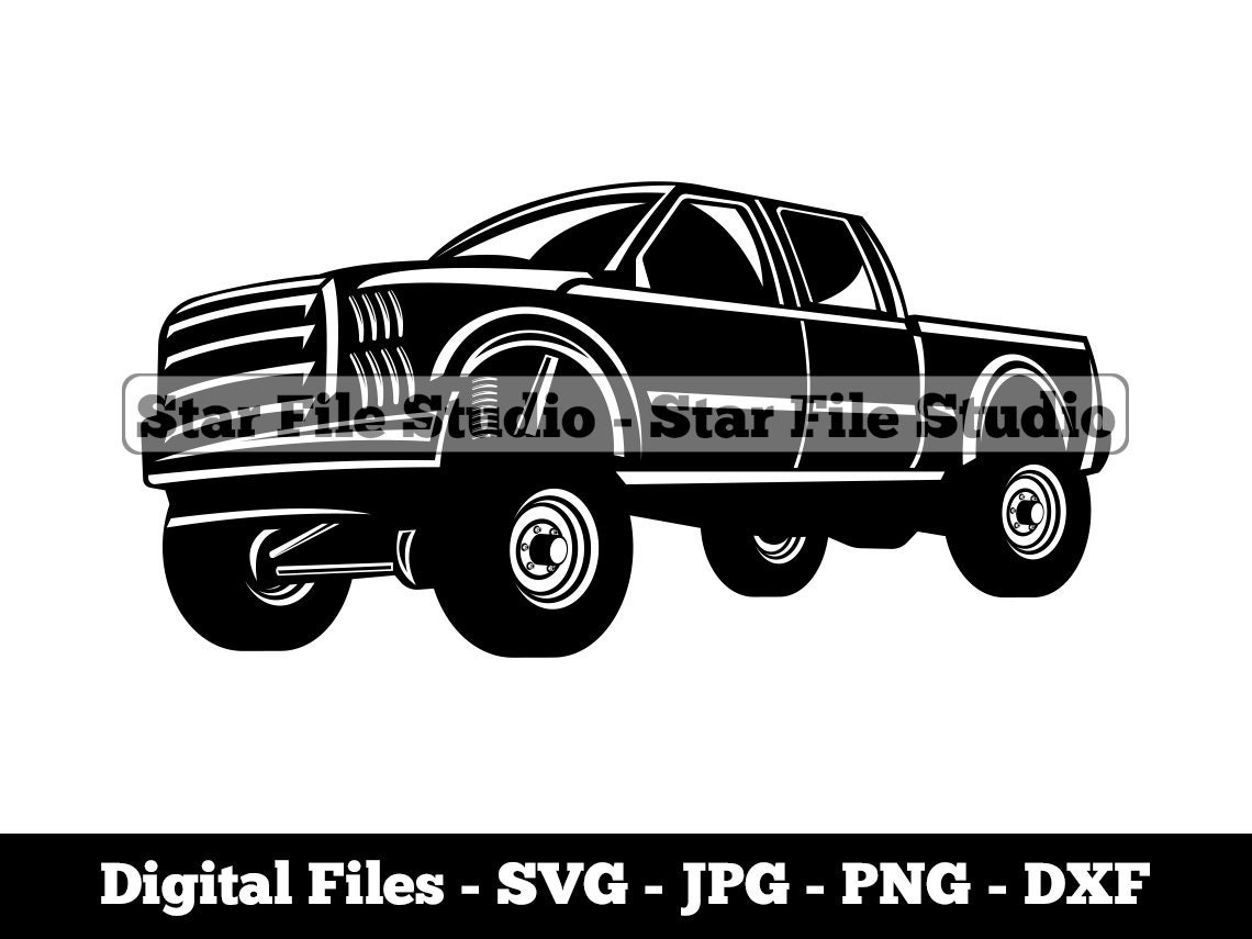 Pickup Truck Logo 4 Svg Pickup Truck Svg Car Svg Pickup - Etsy