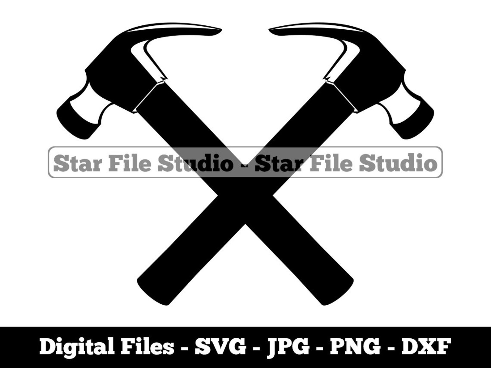 Hammer Logo Svg Hammer Svg Repair Svg Tools Svg Hammer | Etsy