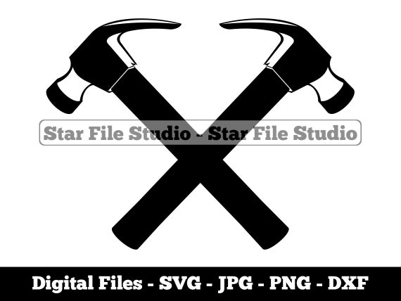 Hammer Logo Svg Hammer Svg Repair Svg Tools Svg Hammer | Etsy