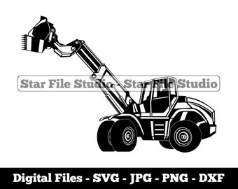 Scrapbooking Clipart Loader Svg Png Jpg Heavy Equipment Svg Jpeg Cut ...