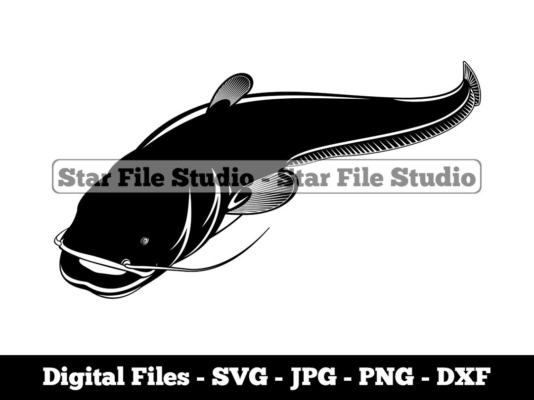 Catfish 2 Svg Fishing Svg Fish Svg Catfish Png Catfish - Etsy