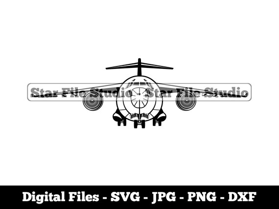 Military Aircraft 3 Svg Airplane Svg Transport Aircraft - Etsy