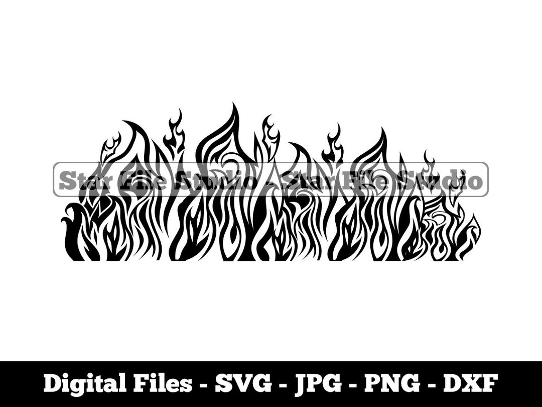 Flame 3 Svg, Fire Svg, Burning Svg, Flaming Svg, Flame Files for Cricut ...