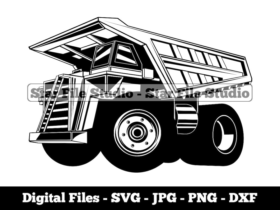 Haul Truck Svg, Heavy Equipment Svg, Trucker Svg, Trucking Svg, Haul ...