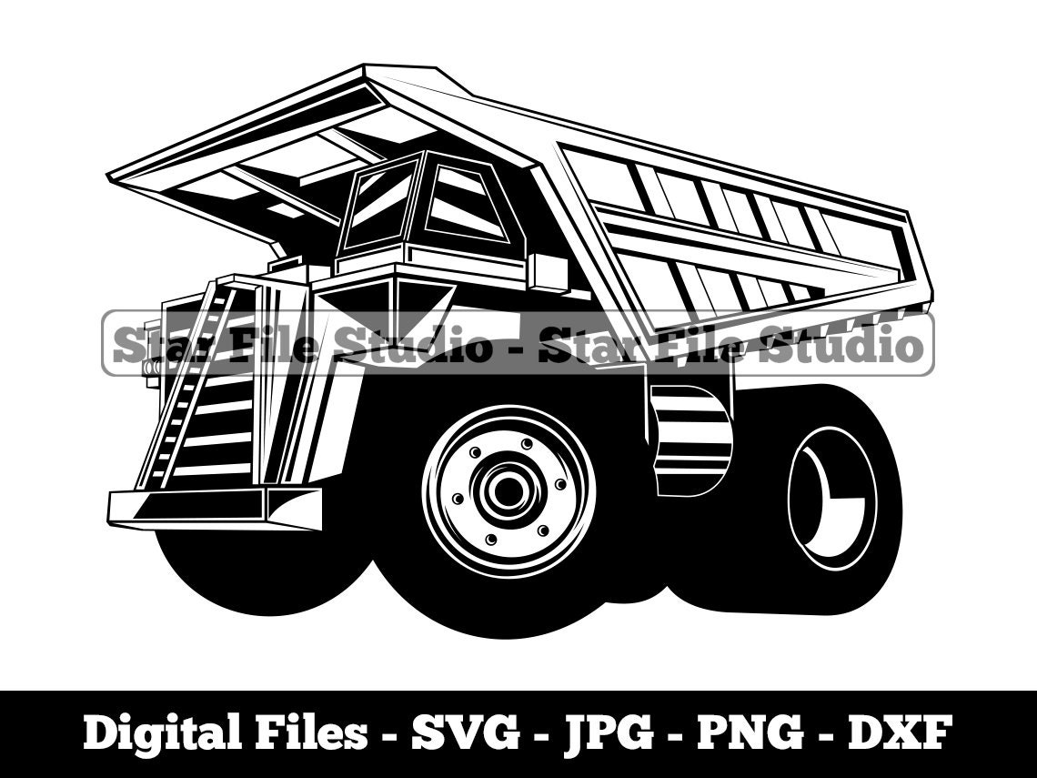 Haul Truck Svg, Heavy Equipment Svg, Trucker Svg, Trucking Svg, Haul ...