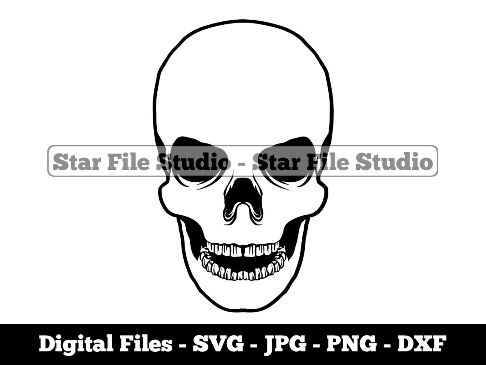 Skull Svg Pirate Svg Skeleton Svg Skull Png Skull Jpg | Etsy