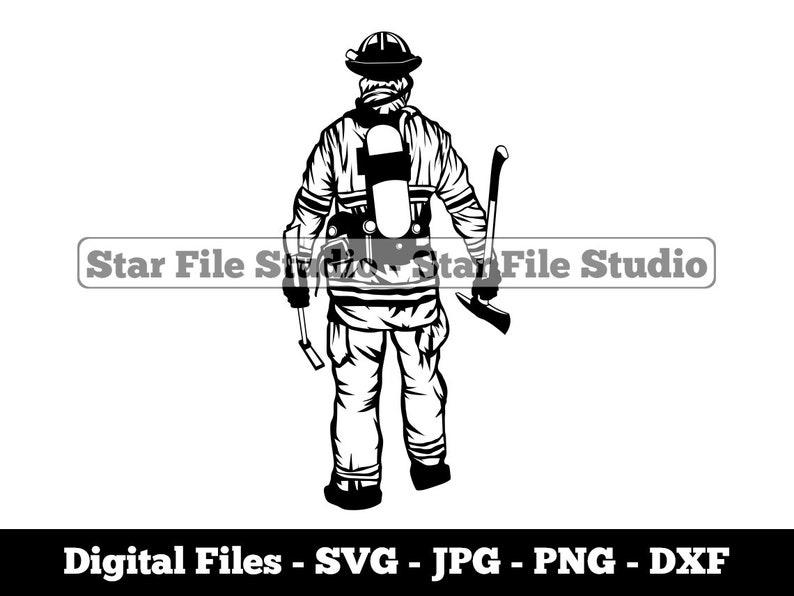 Firefighter 9 Svg Firefighter Svg Fireman Svg Firefighter | Etsy