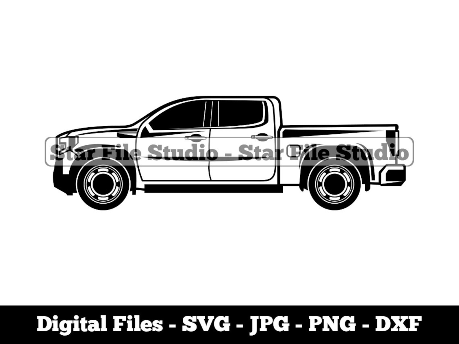 Pickup Truck Side View Svg Pickup Truck Svg Car Svg Pickup - Etsy
