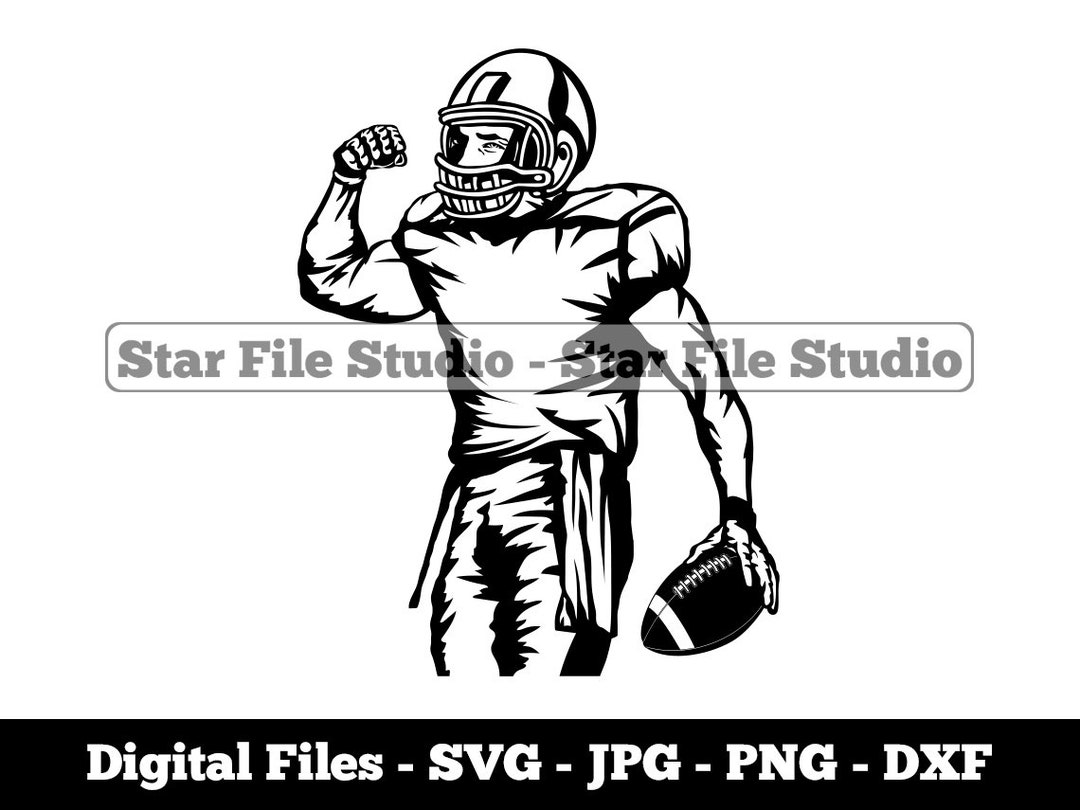 Football Logo #6 Svg, Football Svg, Fotball Player Svg, Football Png ...