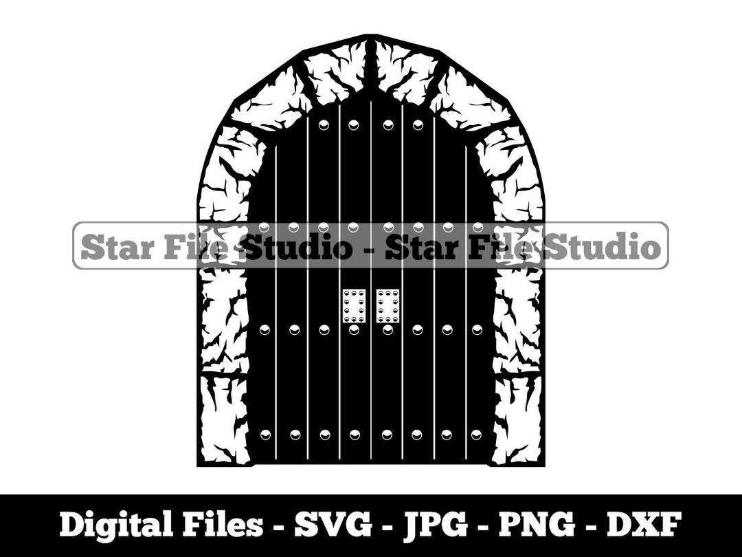 Medieval Gate Svg, Gate Svg, Medieval Svg, Gate Png, Gate Jpg, Gate ...
