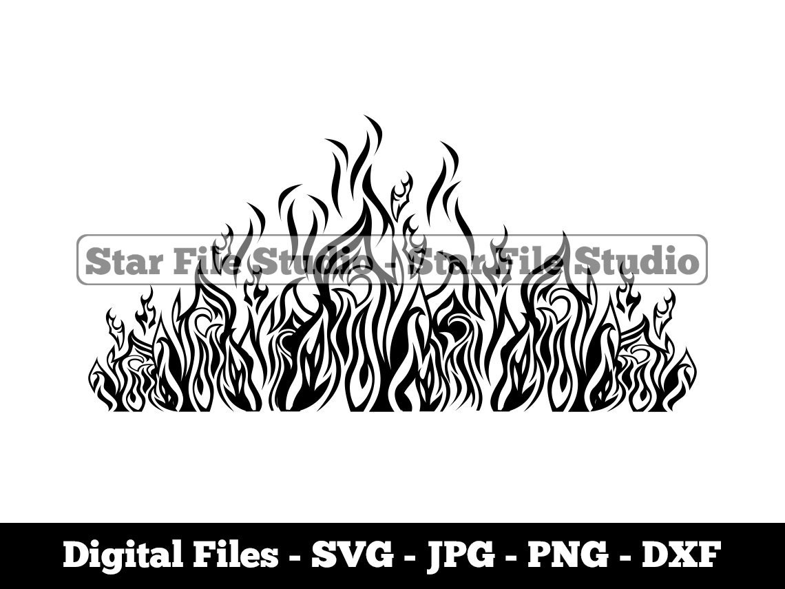 Flame 4 Svg Fire Svg Burning Svg Flaming Svg Flame Files - Etsy