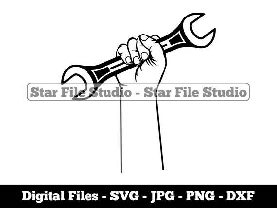 Llave en mano svg llave svg mecánica svg llave png llave - Etsy México