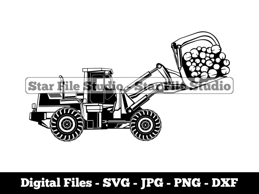 Log Mover Machine 4 Svg, Forestry Svg, Tree Mover Svg, Log Mover Png ...