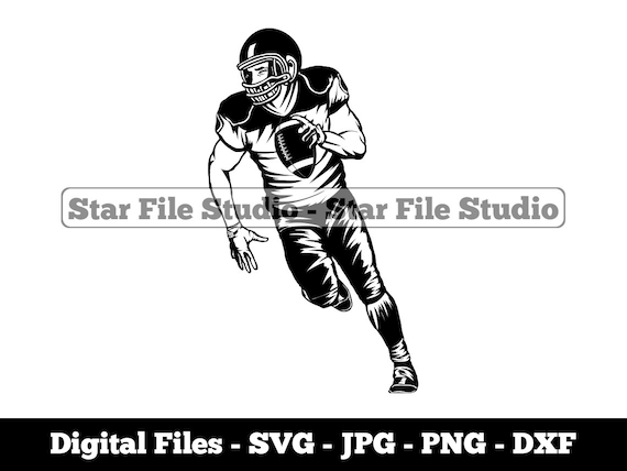 Football Logo 2 Svg Football Svg Fotball Player Svg - Etsy