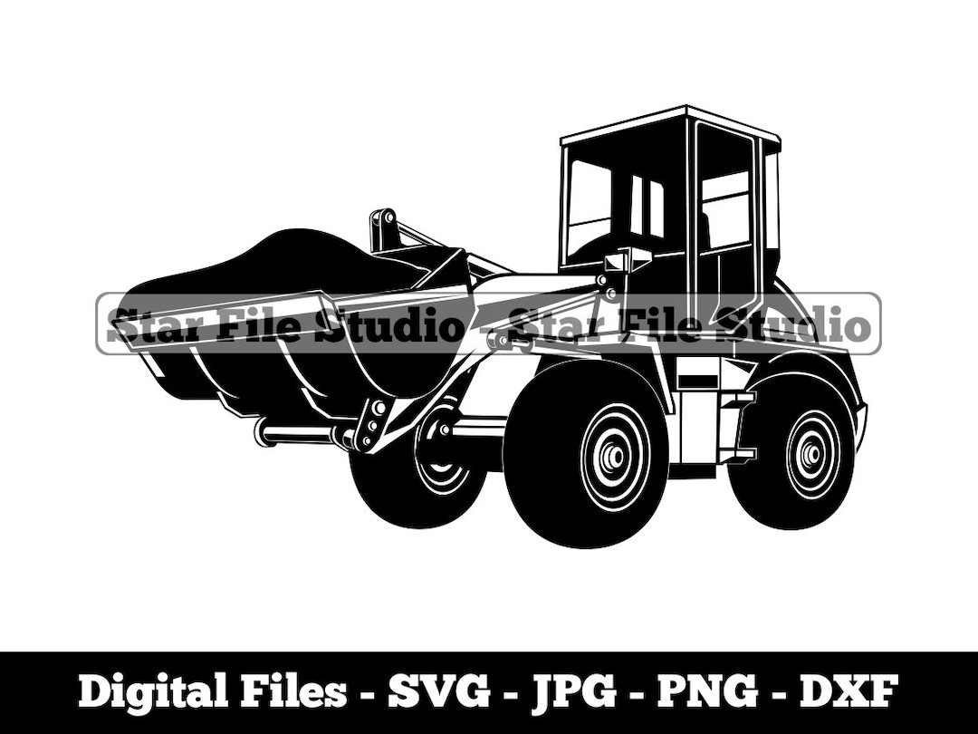 Wheel Loader 2 Svg, Loader Svg, Heavy Equipment Svg, Loader Png, Loader ...