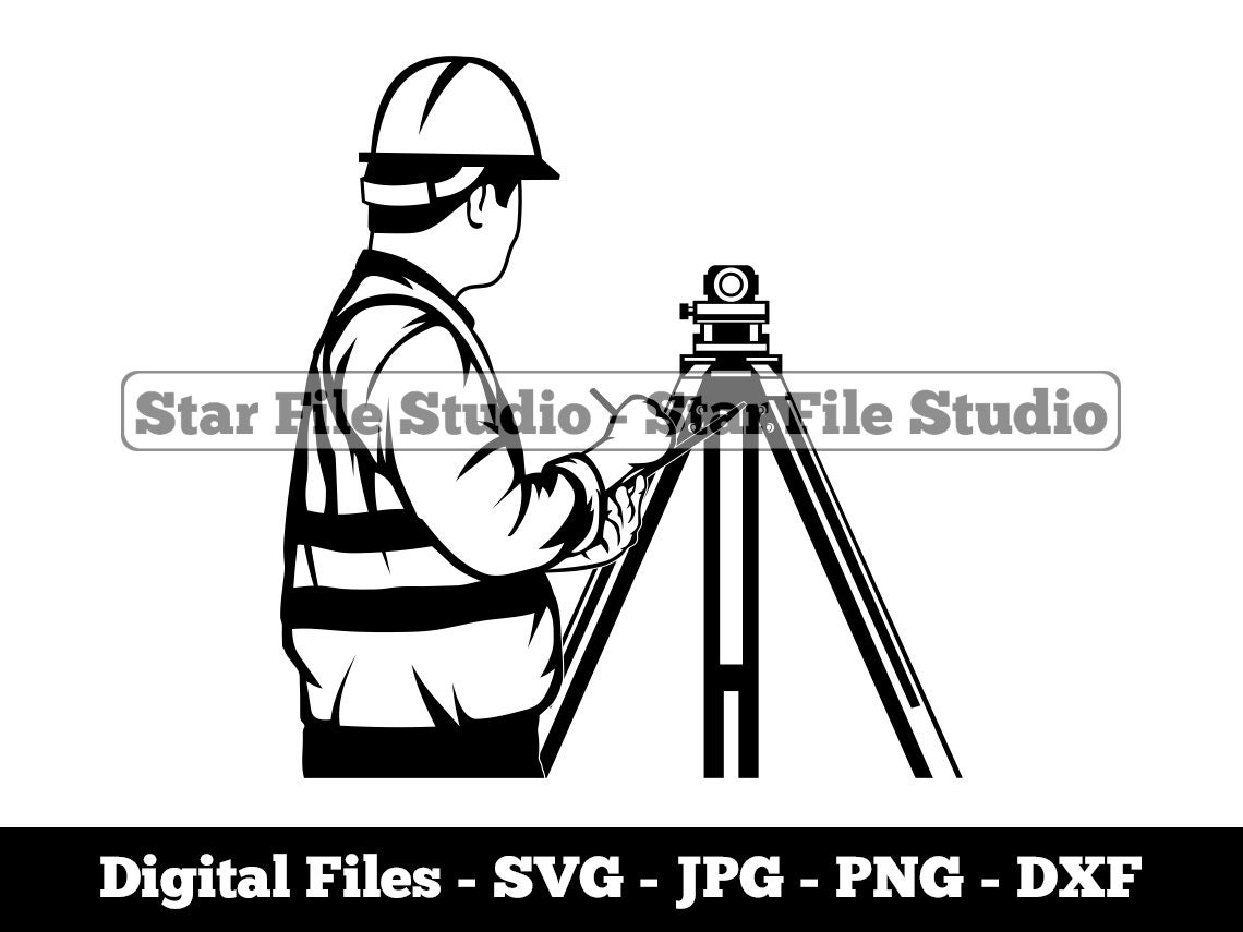 Surveyor Svg Construction Svg Contactor Svg Surveyor Png | Etsy