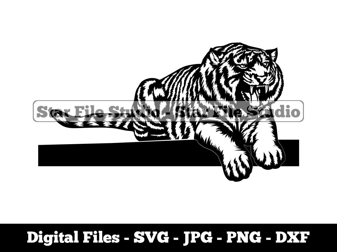 Roaring Tiger Svg Tiger Svg Roaring Svg Tiger Png Tiger | Etsy