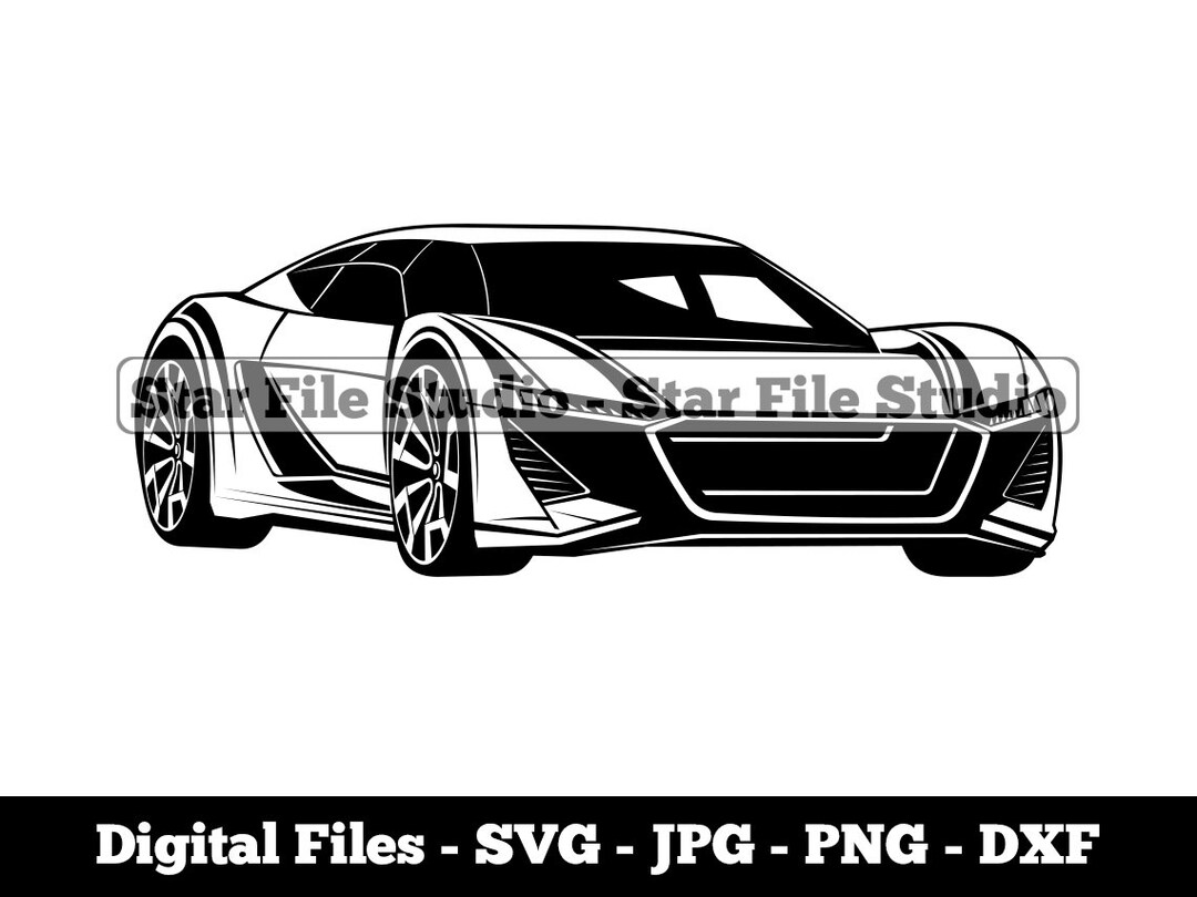Sporst Car 2 Svg, Luxury Car Svg, Racing Car Svg, Sporst Car Png ...