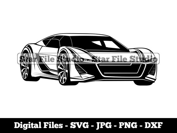 Sporst Car 2 Svg Luxury Car Svg Racing Car Svg Sporst Car - Etsy