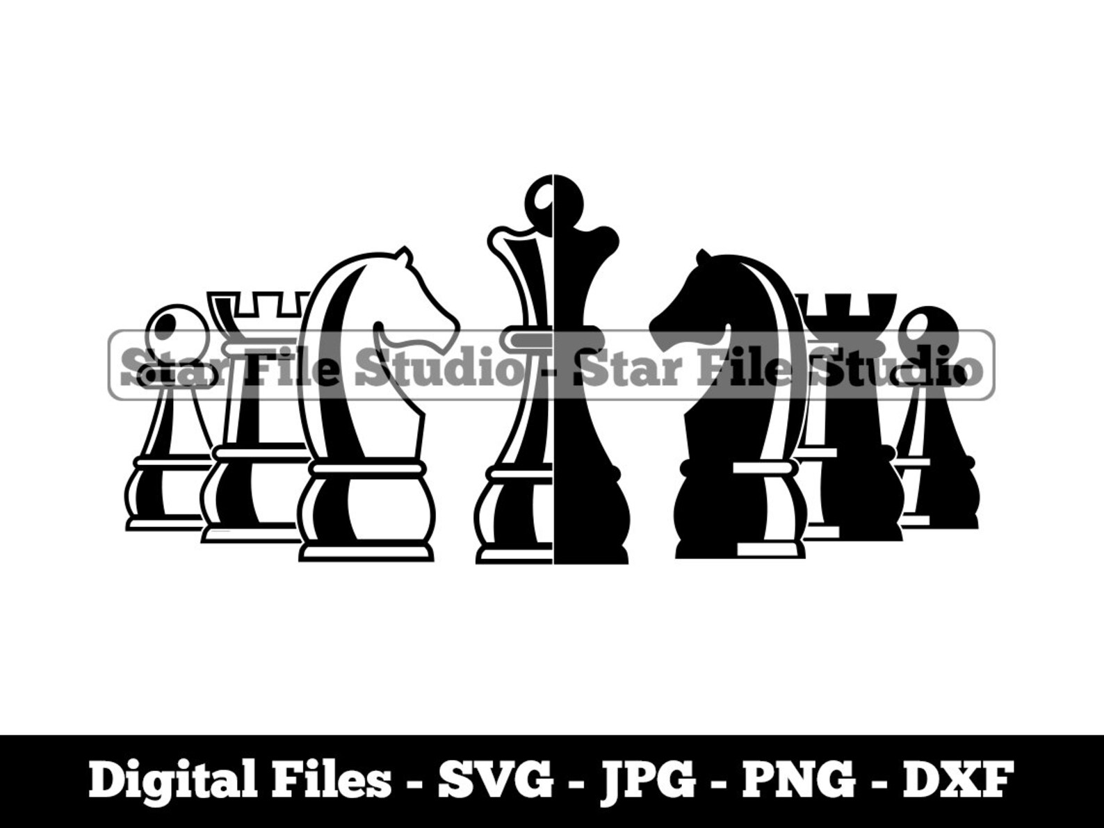 Chess Logo Svg Chess Svg Board Game Svg Chess Png Chess - Etsy