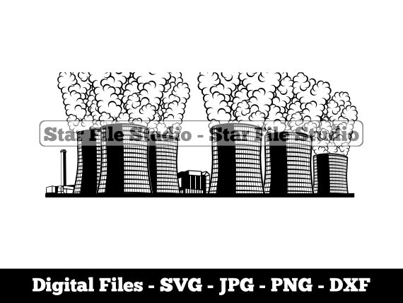 Gas Power Plant 4 Svg Energy Svg Power Svg Gas Power Plant - Etsy Canada