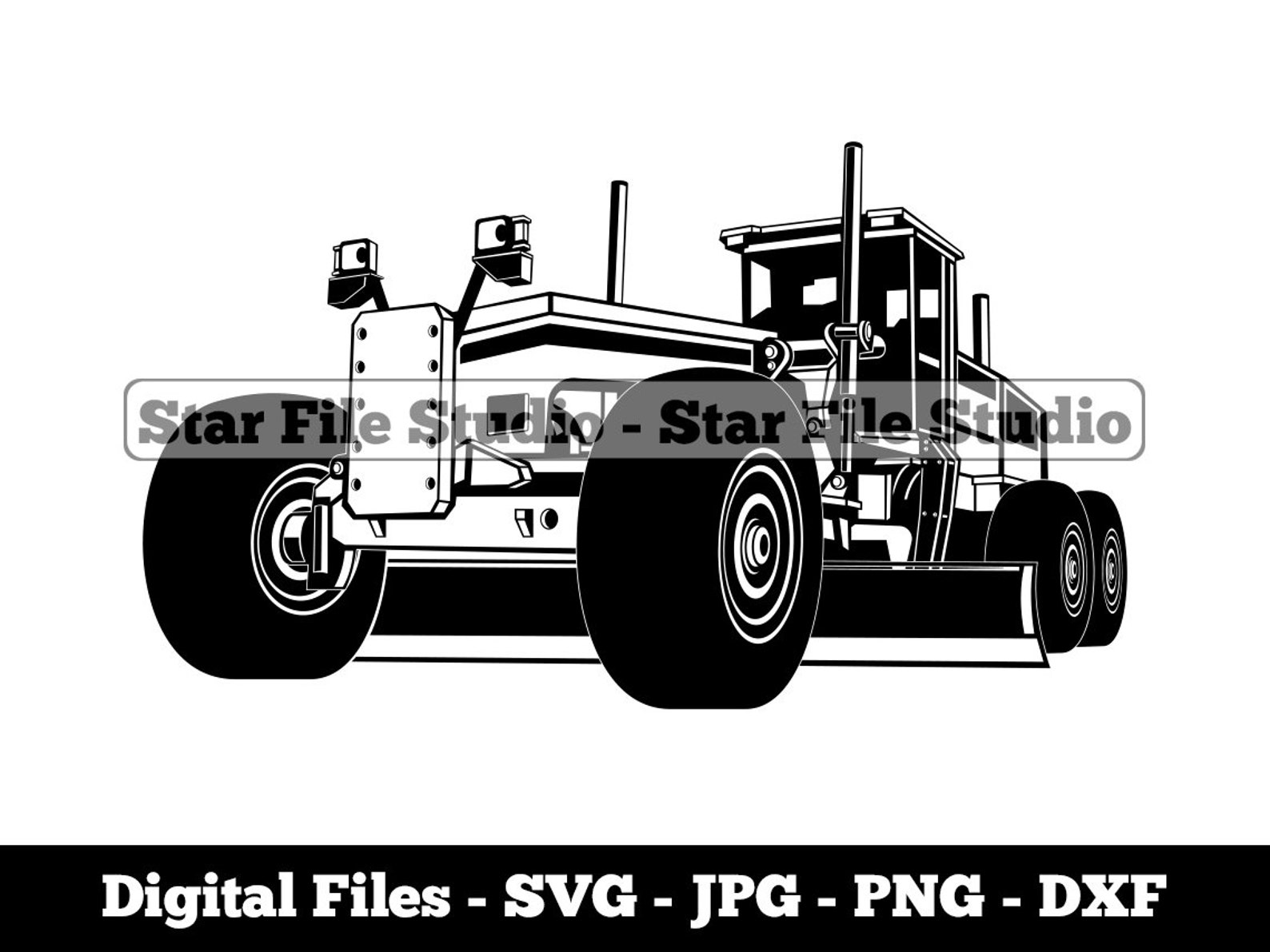 Motor Grader Svg Grader Machine Svg Heavy Equipment Svg | Etsy