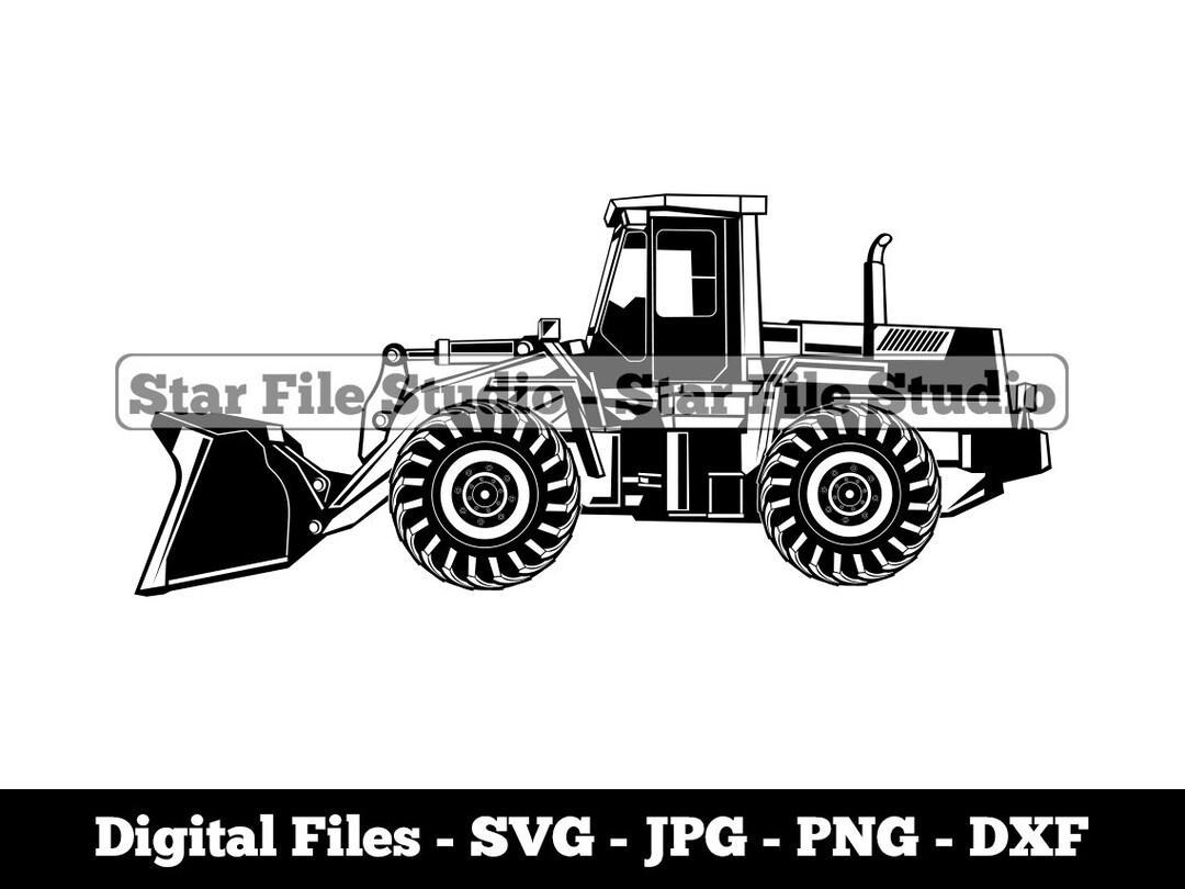 Wheel Loader #6 Svg, Loader Svg, Heavy Equipment Svg, Loader Png ...
