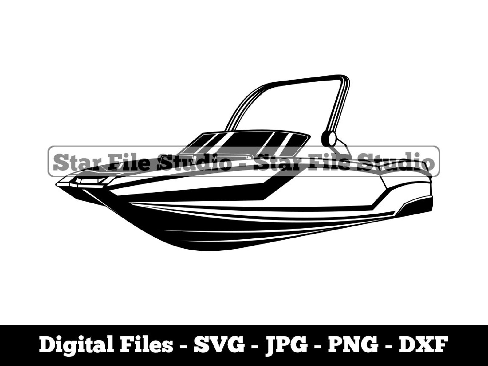 Speed Boat 6 Svg Speed Boat Svg Speedboat Svg Motor Boat - Etsy