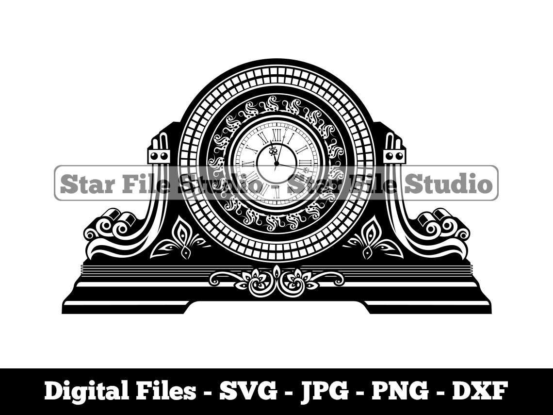Antique Clock 2 Svg Clock Svg Time Svg Watch Svg Clock - Etsy UK