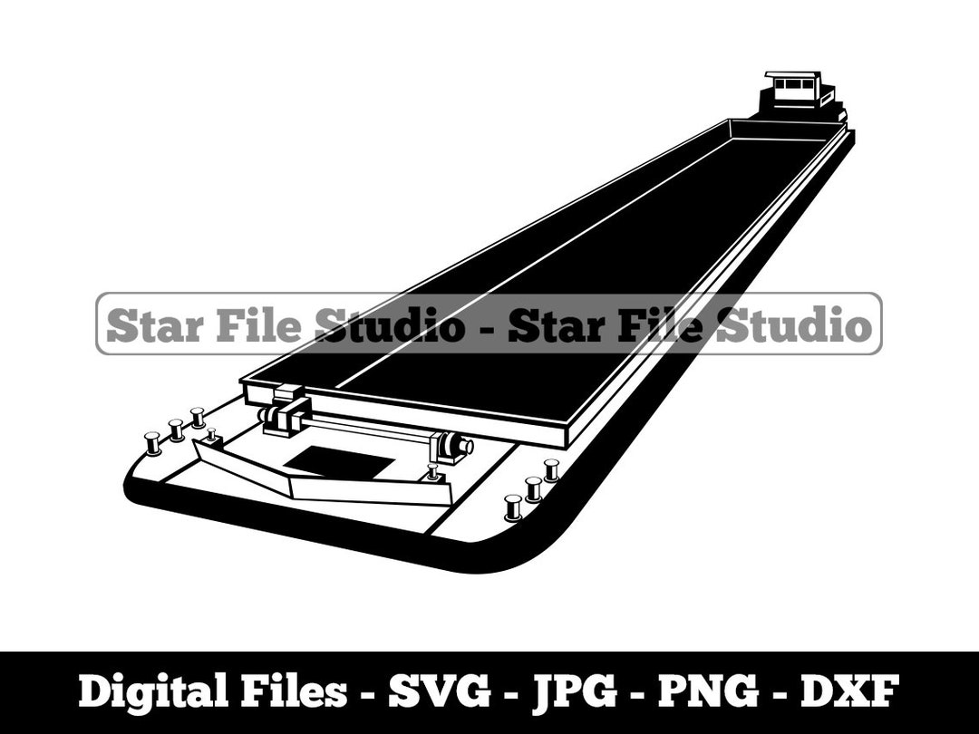Barge #2 Svg, Barge Png, Barge Jpg, Barge Svg, Ship Svg, Shipping Svg ...