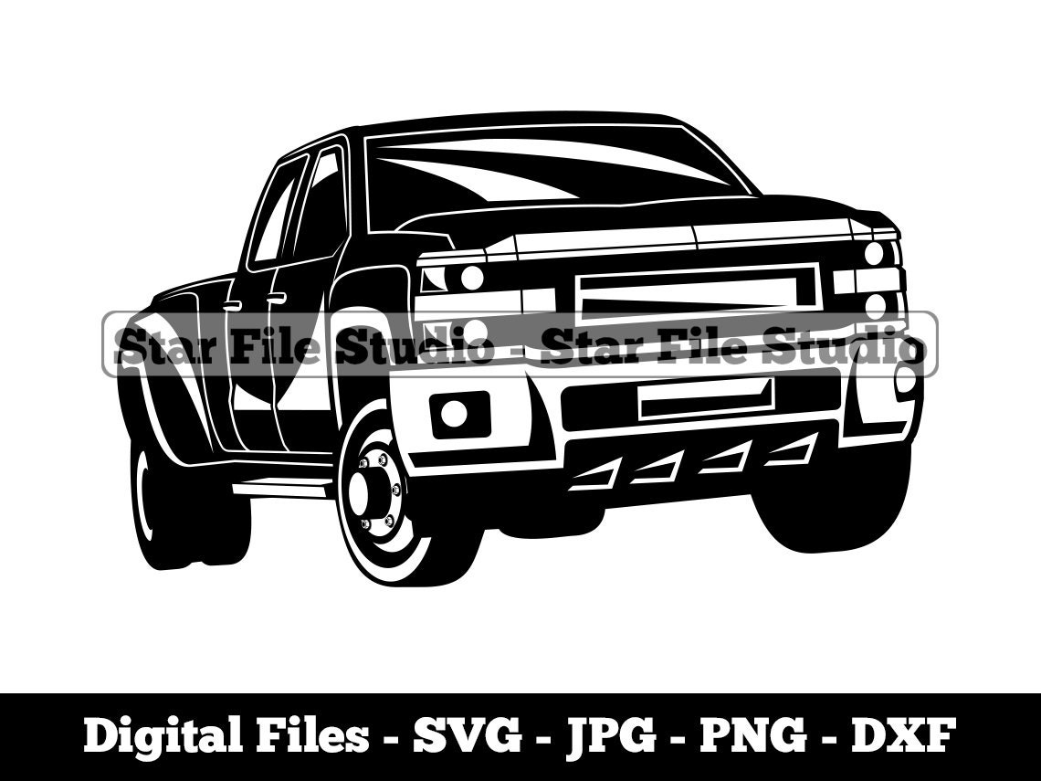 Pickup Truck Logo 5 Svg Pickup Truck Svg Car Svg Pickup - Etsy