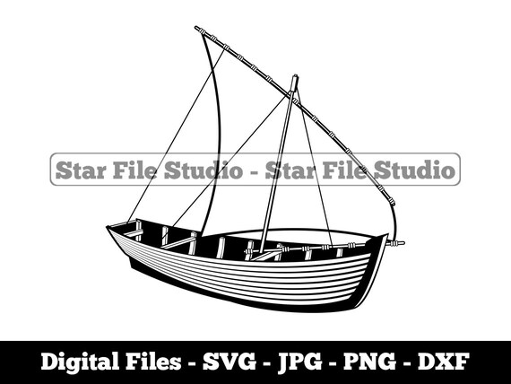 Dhow svg dhow png dhow jpg barco svg barco svg archivos - Etsy México