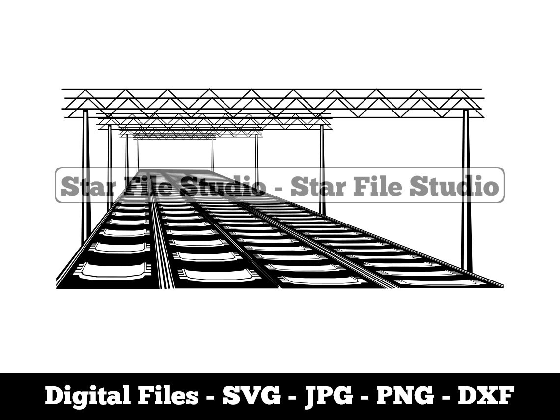 Railways Svg, Railway Tracks Svg, Train Svg, Railways Png, Jpg ...