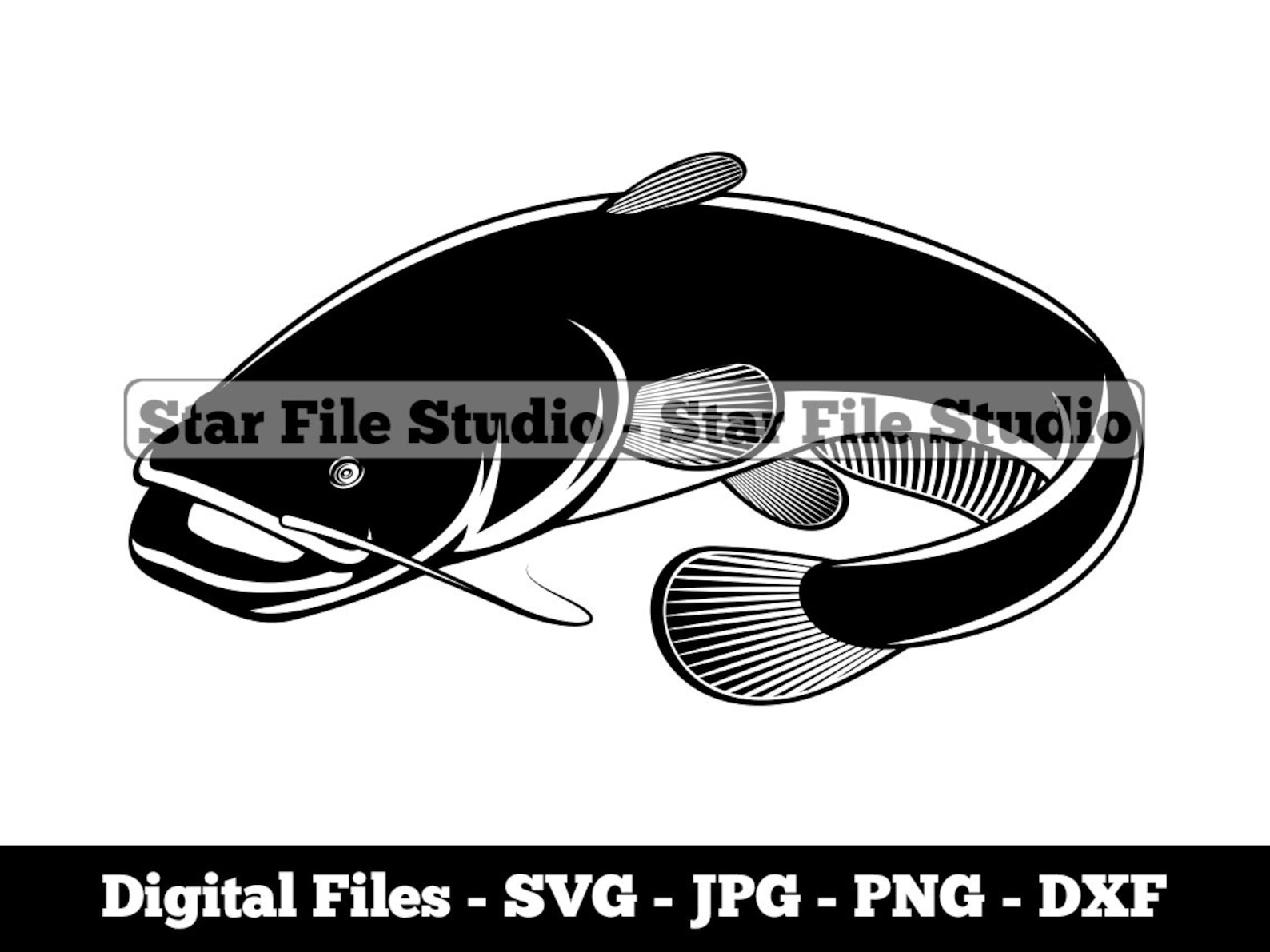 Catfish Svg Fishing Svg Fish Svg Catfish Png Catfish Jpg | Etsy