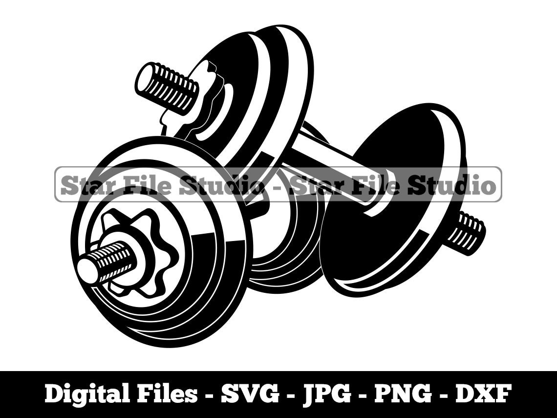 Dumbbell 4 Svg Weightlifting Svg Workout Svg Dumbbell Png - Etsy