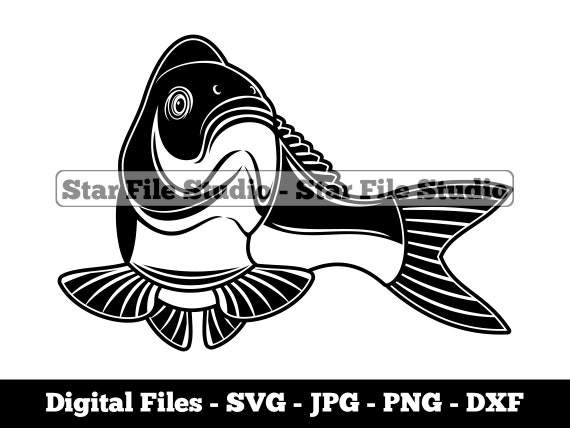 Carp Svg Fishing Svg Fish Svg Carp Png Carp Jpg Carp - Etsy