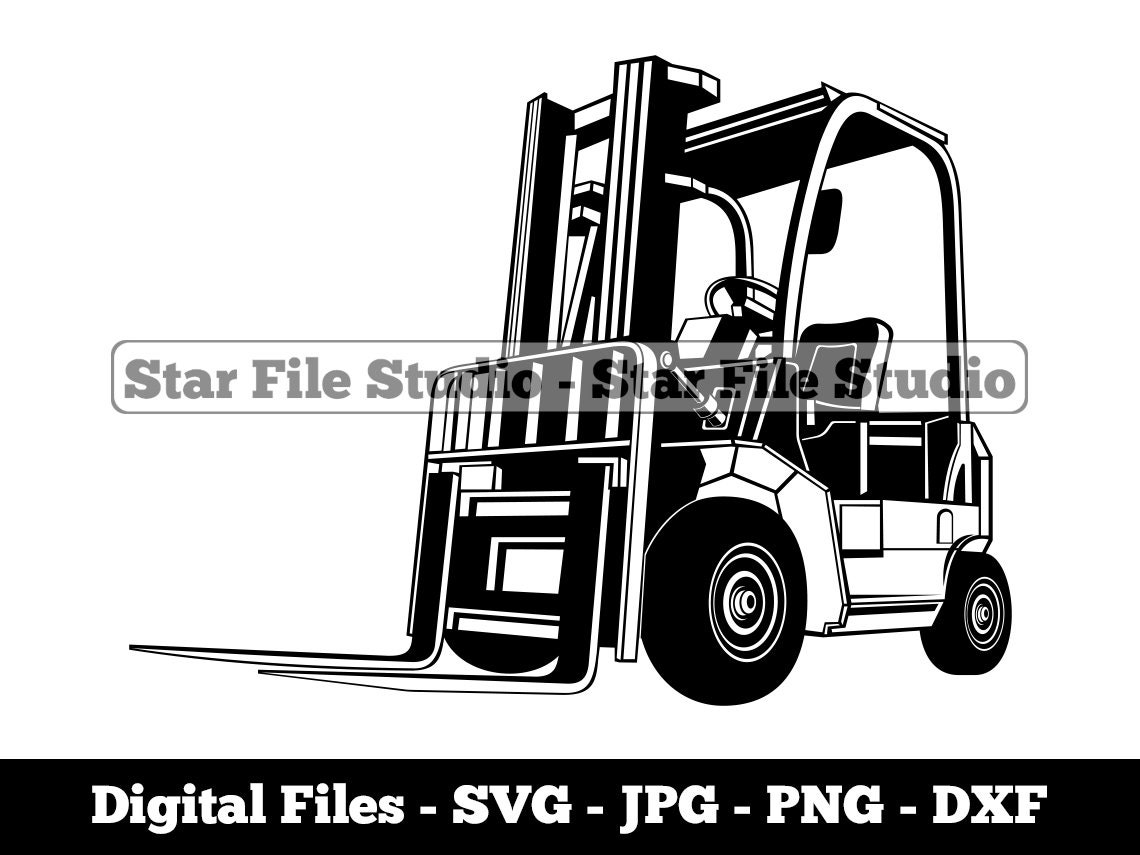 Forklift Svg Warehouse Svg Heavy Equipment Svg Forklift - Etsy