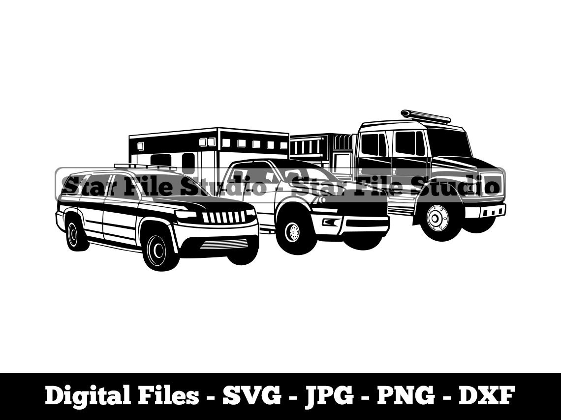 First Responders Svg, Emergency Svg, Ambulance Svg, First Responders ...