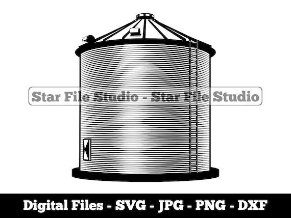 Grain Silo Svg Silo Svg Farmer Svg Grain Silo Png Grain | Etsy