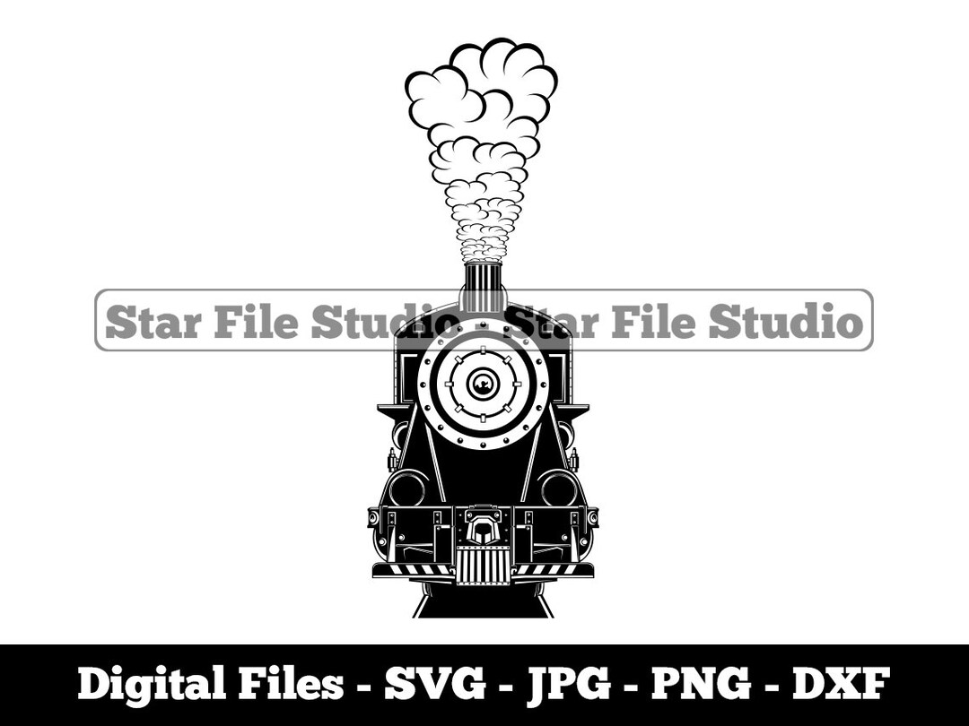 Steam Train Logo Svg, Steam Engine Svg, Locomotive Svg, Png, Train Jpg ...