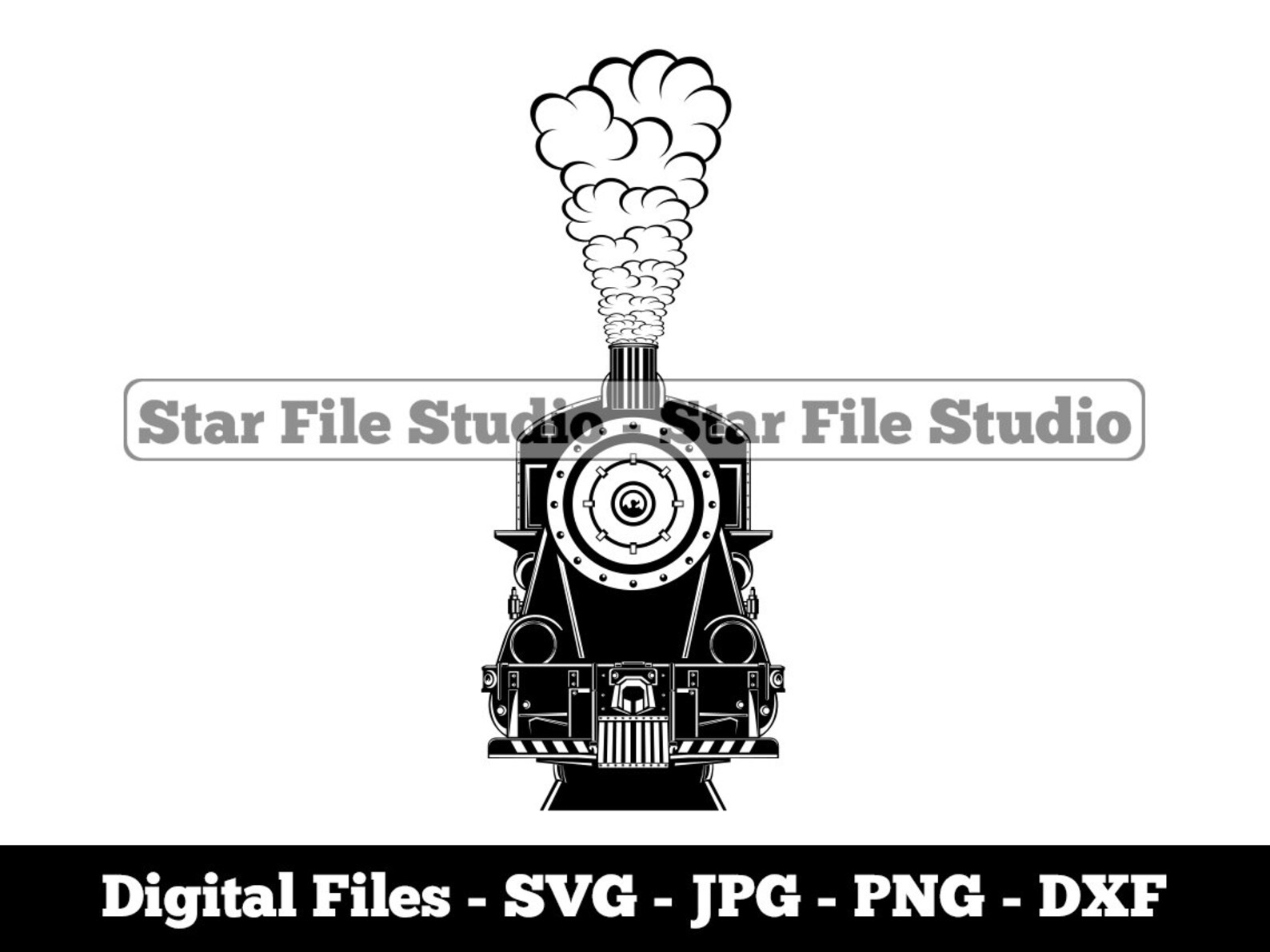 Steam Train Logo Svg, Steam Engine Svg, Locomotive Svg, Png, Train Jpg ...