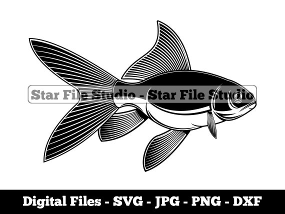 Gold Fish 3 Svg Aquarium Fish Svg Pet Fish Svg Gold Fish | Etsy