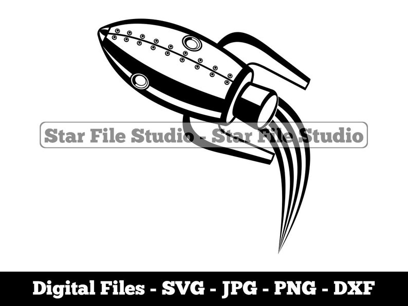 Rocketship Launch Logo Svg Rocketship Svg Spaceship Svg | Etsy
